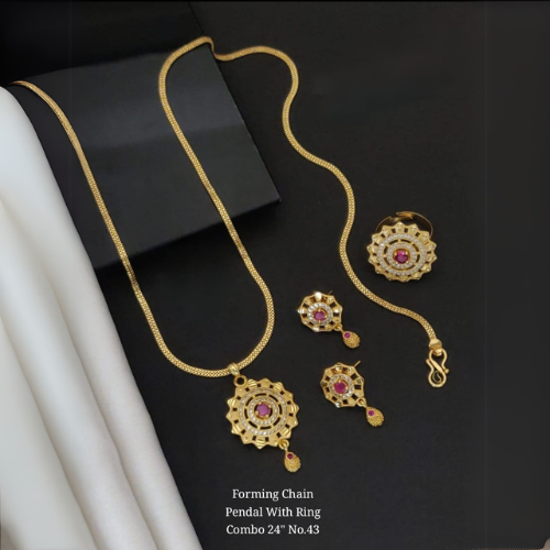 Forming Chain Pendal With Ring – Unique Fashion Gallery